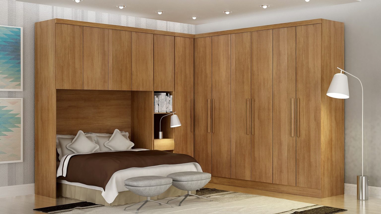 GUARDA-ROUPA MODULADO CASAL 003 - Novo Horizonte